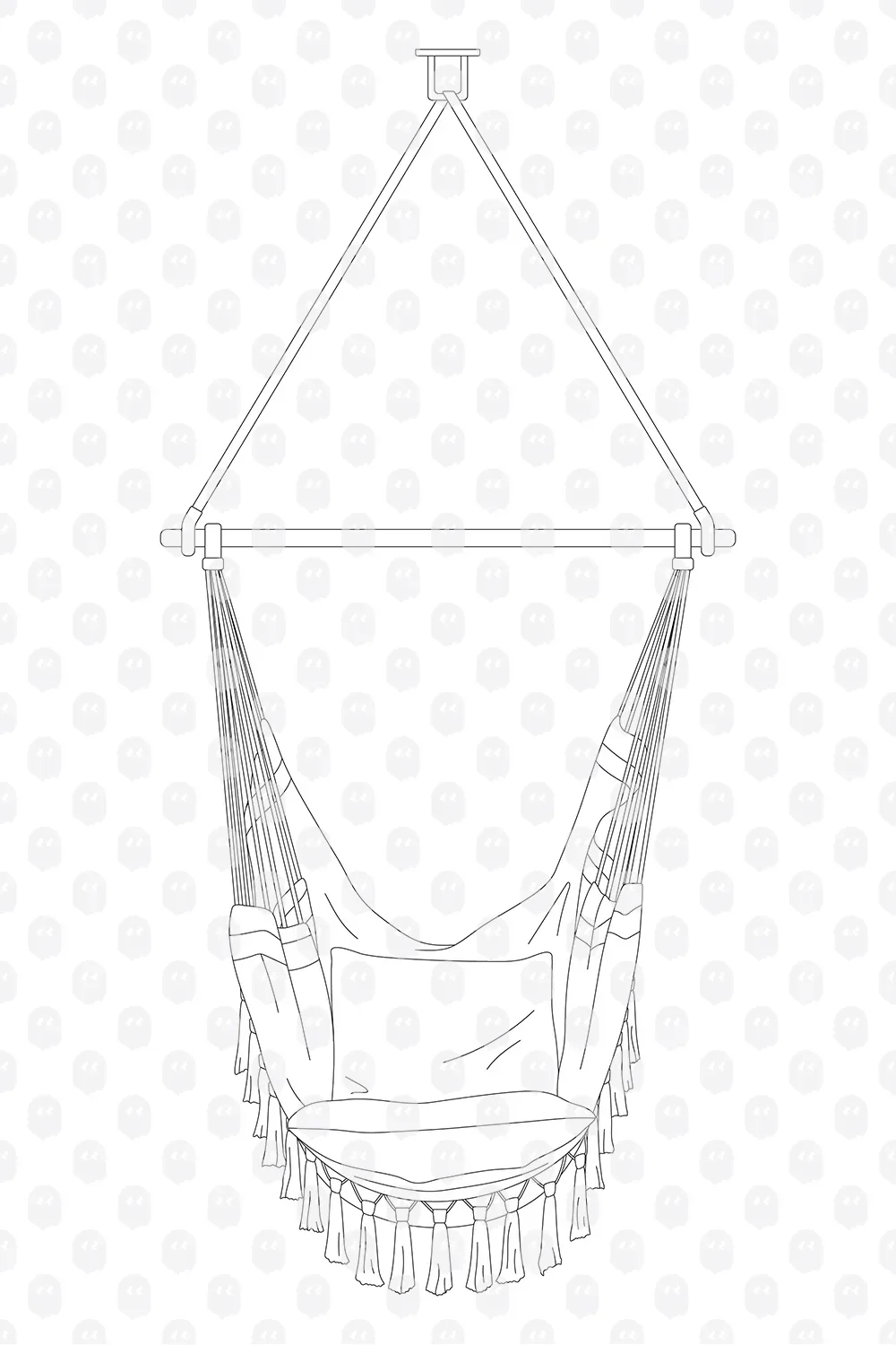A Hammock CAD Block Drawings | Archade