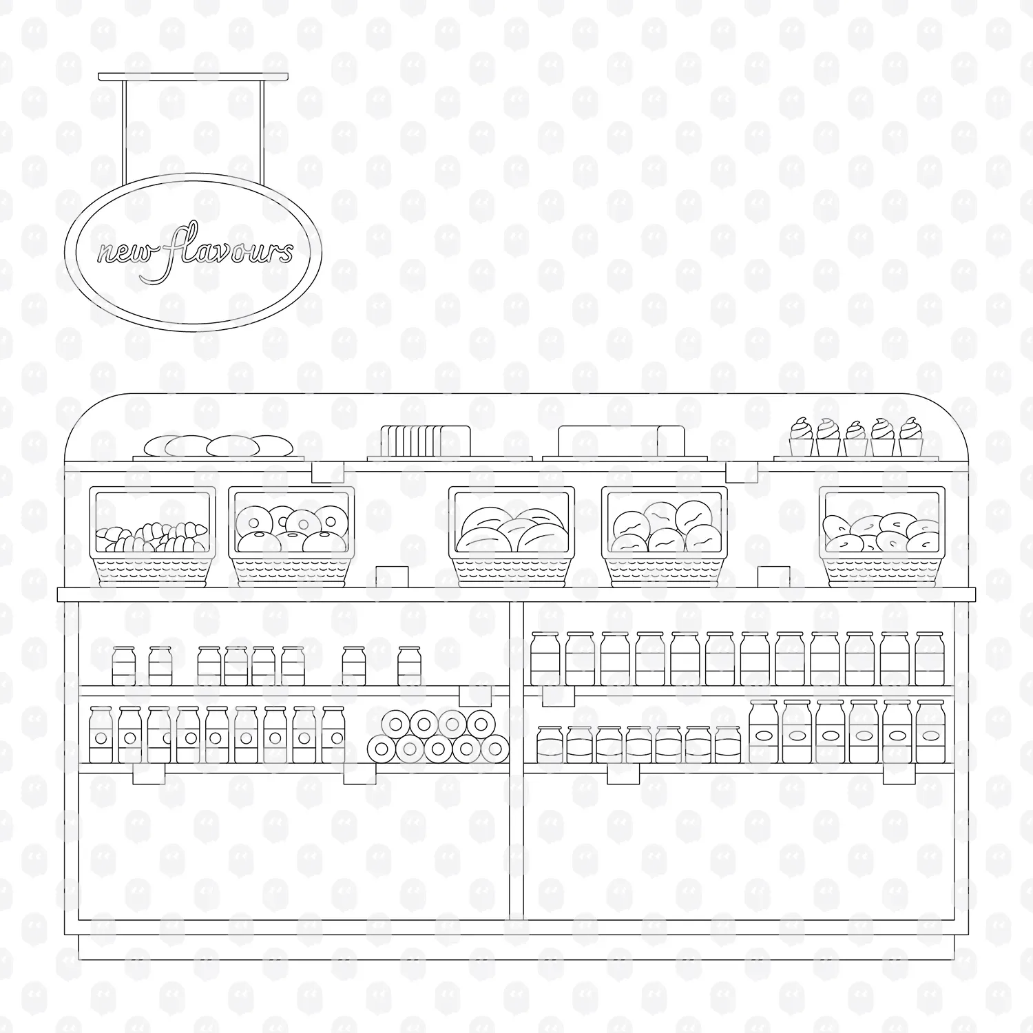 A Bakery CAD Block Drawings | Archade