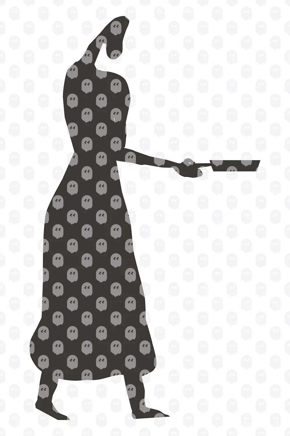A Modulor Woman Cooking CAD Block Drawings | Archade